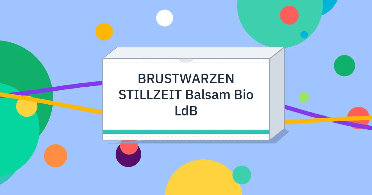 Symbolbild: Packung mit der Aufschrift BRUSTWARZEN STILLZEIT Balsam Bio LdB (PZN 18389010) – Verfügbarkeit und Bezug in Apotheken in Frankfurt am Main