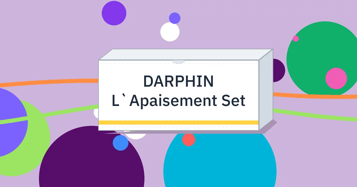 Symbolbild: Packung mit der Aufschrift DARPHIN L`Apaisement Set (PZN 19962606) – Verfügbarkeit und Bezug in Apotheken in Frankfurt am Main
