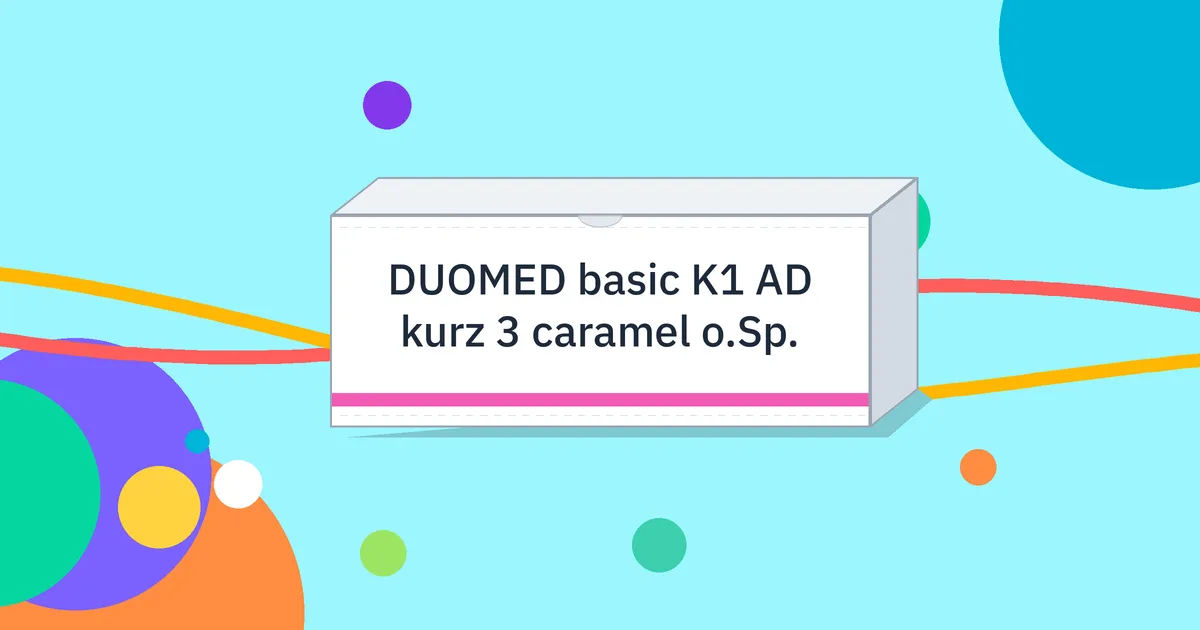 Symbolbild: Packung mit der Aufschrift DUOMED basic K1 AD kurz 3 caramel o.Sp. (PZN 20903891) – Verfügbarkeit und Bezug in Apotheken in Frankfurt am Main