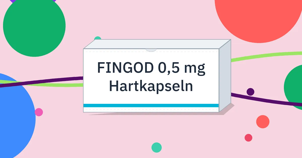 Symbolbild: Packung mit der Aufschrift FINGOD 0,5 mg Hartkapseln (PZN 17561665) – Verfügbarkeit und Bezug in Apotheken in Frankfurt am Main