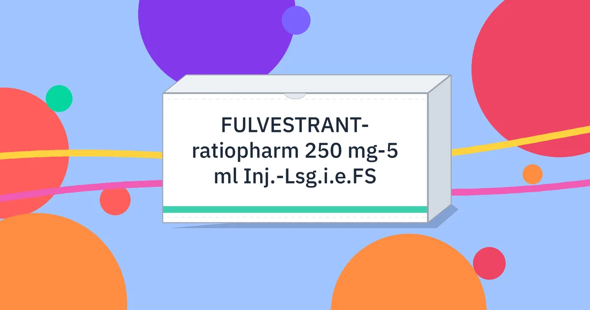 Symbolbild: Packung mit der Aufschrift FULVESTRANT-ratiopharm 250 mg-5 ml Inj.-Lsg.i.e.FS (PZN 11098278) – Verfügbarkeit und Bezug in Apotheken in Frankfurt am Main