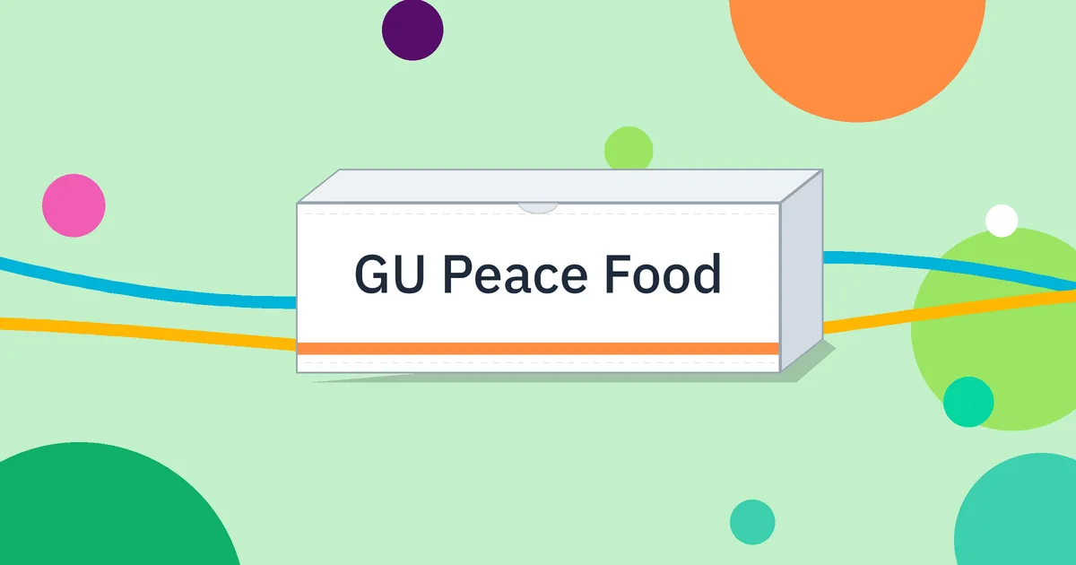 Symbolbild: Packung mit der Aufschrift GU Peace Food (PZN 16653885) – Verfügbarkeit und Bezug in Apotheken in Frankfurt am Main