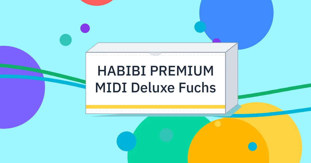Symbolbild: Packung mit der Aufschrift HABIBI PREMIUM MIDI Deluxe Fuchs (PZN 19300638) – Verfügbarkeit und Bezug in Apotheken in Frankfurt am Main