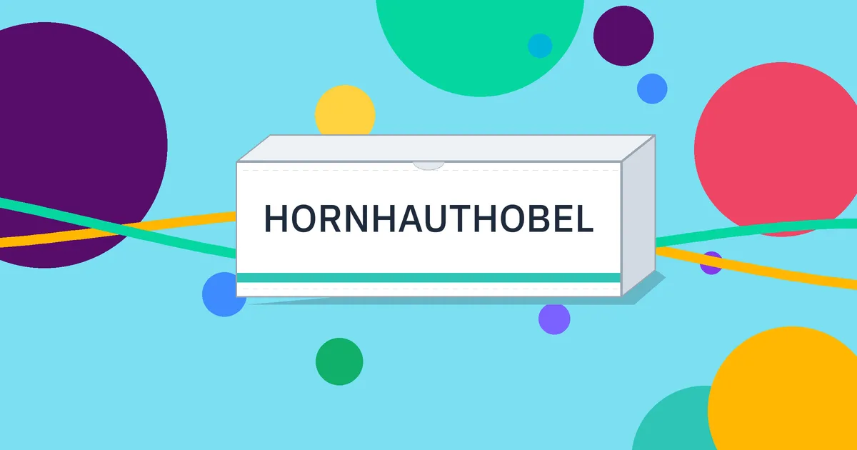 Symbolbild: Packung mit der Aufschrift HORNHAUTHOBEL (PZN 15632237) – Verfügbarkeit und Bezug in Apotheken in Frankfurt am Main