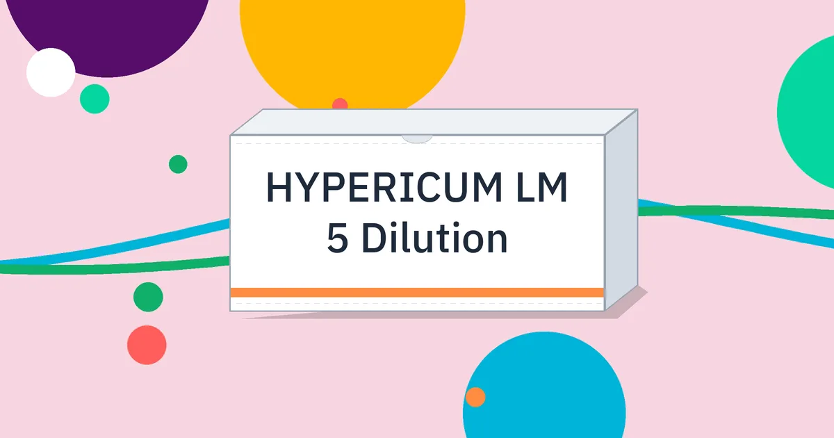 Symbolbild: Packung mit der Aufschrift HYPERICUM LM 5 Dilution (PZN 12890884) – Verfügbarkeit und Bezug in Apotheken in Frankfurt am Main
