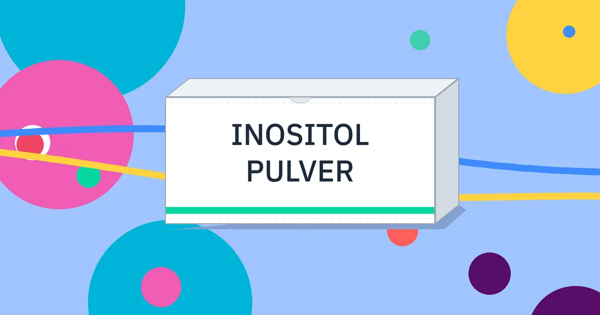 Symbolbild: Packung mit der Aufschrift INOSITOL PULVER (PZN 02135112) – Verfügbarkeit und Bezug in Apotheken in Frankfurt am Main