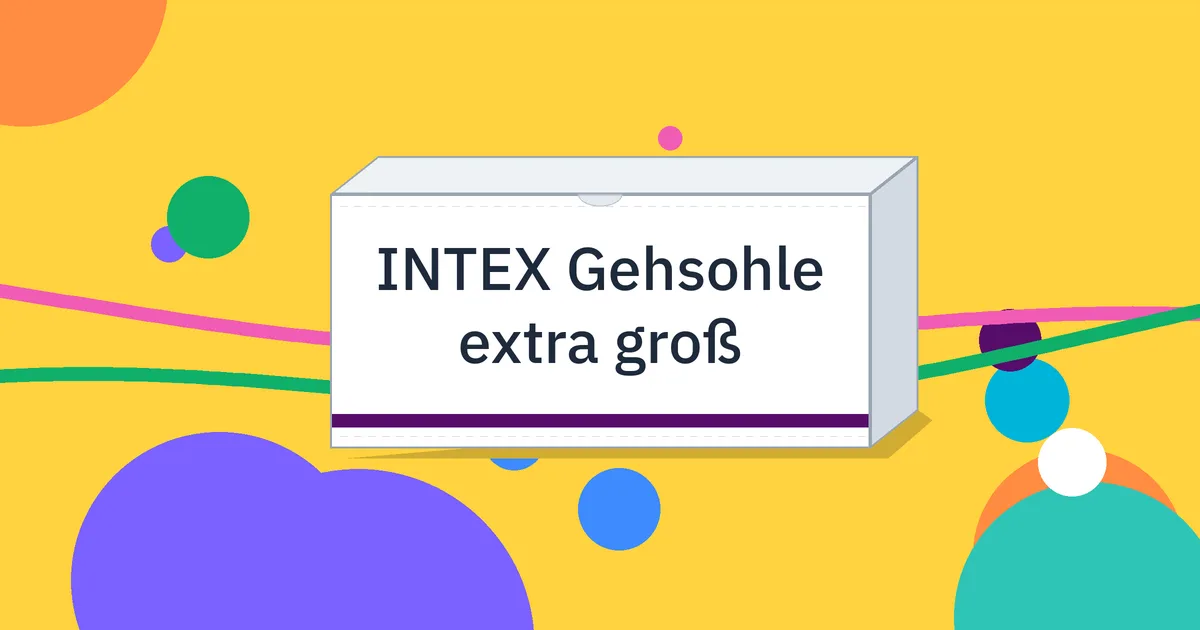 Symbolbild: Packung mit der Aufschrift INTEX Gehsohle extra groß (PZN 11336447) – Verfügbarkeit und Bezug in Apotheken in Frankfurt am Main