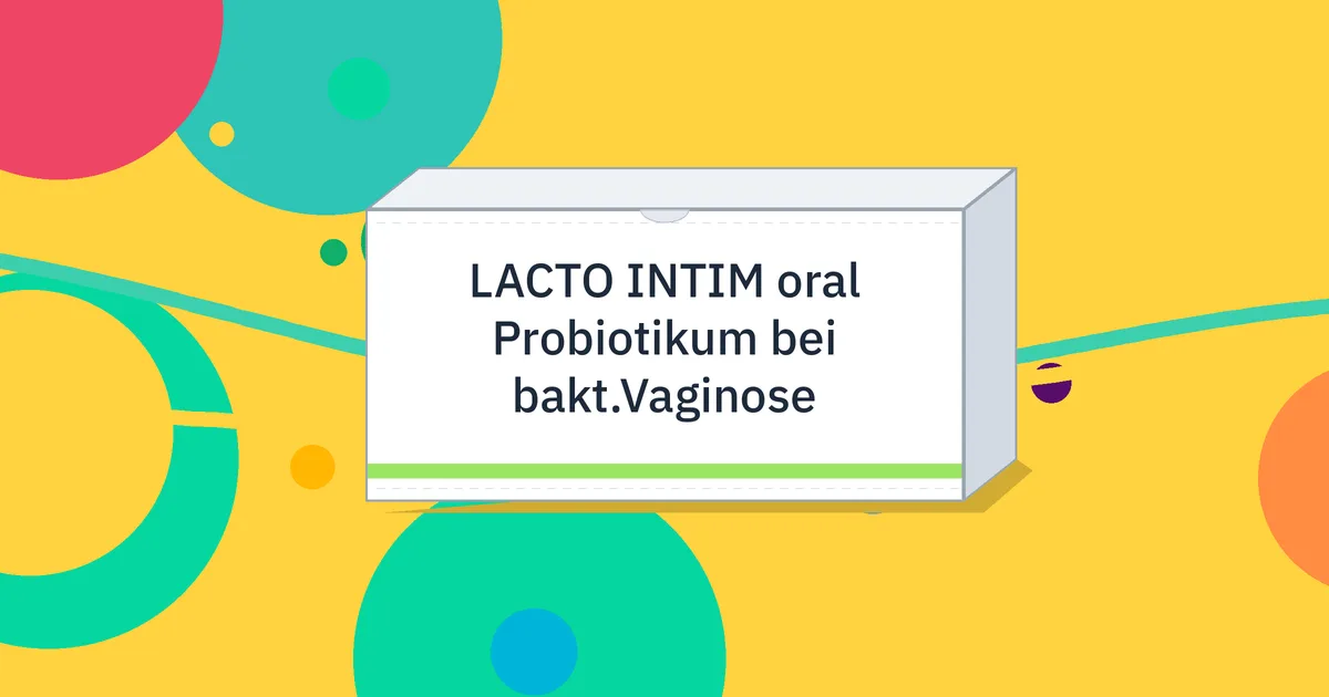 Symbolbild: Packung mit der Aufschrift LACTO INTIM oral Probiotikum bei bakt.Vaginose (PZN 16872328) – Verfügbarkeit und Bezug in Apotheken in Frankfurt am Main