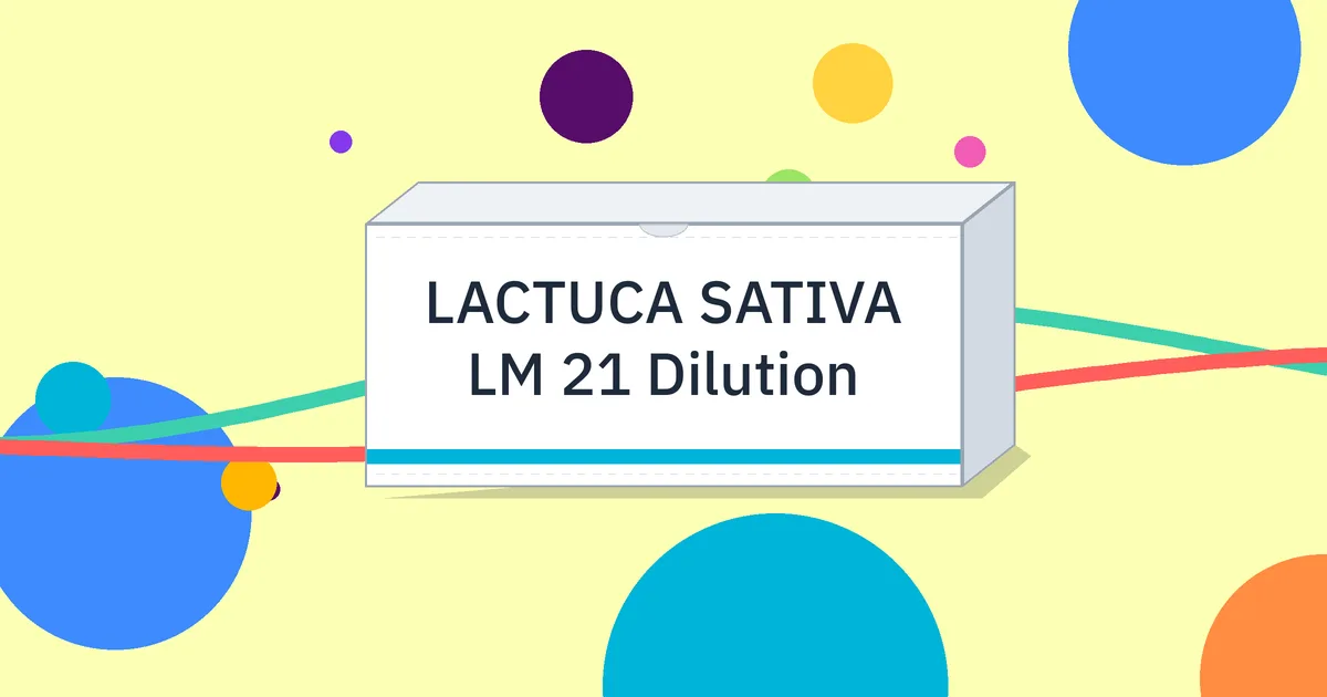 Symbolbild: Packung mit der Aufschrift LACTUCA SATIVA LM 21 Dilution (PZN 13521373) – Verfügbarkeit und Bezug in Apotheken in Frankfurt am Main