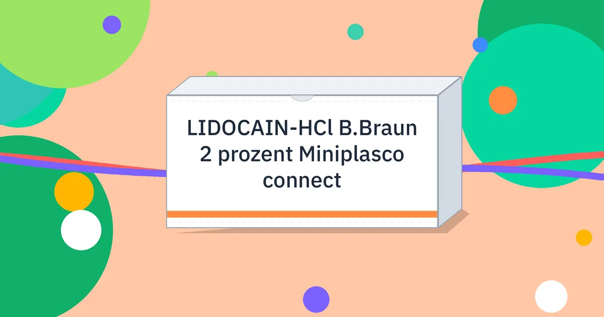 Symbolbild: Packung mit der Aufschrift LIDOCAIN-HCl B.Braun 2 prozent Miniplasco connect (PZN 03676850) – Verfügbarkeit und Bezug in Apotheken in Frankfurt am Main