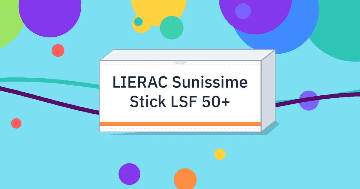 Symbolbild: Packung mit der Aufschrift LIERAC Sunissime Stick LSF 50+ (PZN 20415312) – Verfügbarkeit und Bezug in Apotheken in Frankfurt am Main