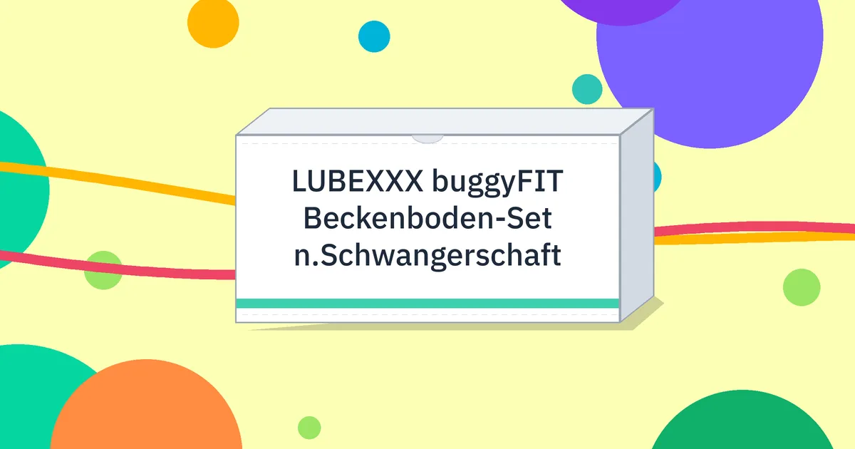 Symbolbild: Packung mit der Aufschrift LUBEXXX buggyFIT Beckenboden-Set n.Schwangerschaft (PZN 19223665) – Verfügbarkeit und Bezug in Apotheken in Frankfurt am Main