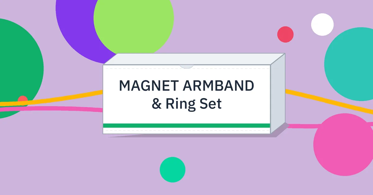 Symbolbild: Packung mit der Aufschrift MAGNET ARMBAND & Ring Set (PZN 03306277) – Verfügbarkeit und Bezug in Apotheken in Frankfurt am Main