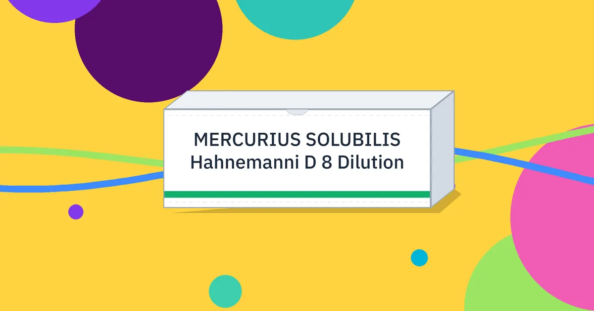 Symbolbild: Packung mit der Aufschrift MERCURIUS SOLUBILIS Hahnemanni D 8 Dilution (PZN 01779043) – Verfügbarkeit und Bezug in Apotheken in Frankfurt am Main