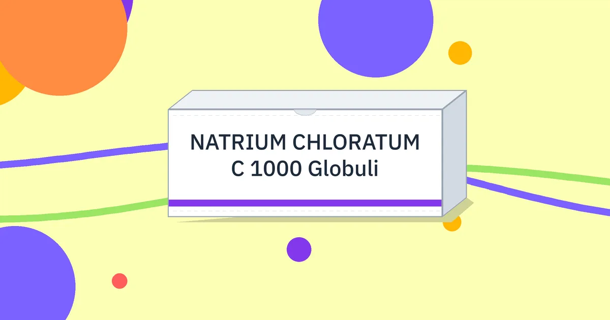 Symbolbild: Packung mit der Aufschrift NATRIUM CHLORATUM C 1000 Globuli (PZN 04228645) – Verfügbarkeit und Bezug in Apotheken in Frankfurt am Main
