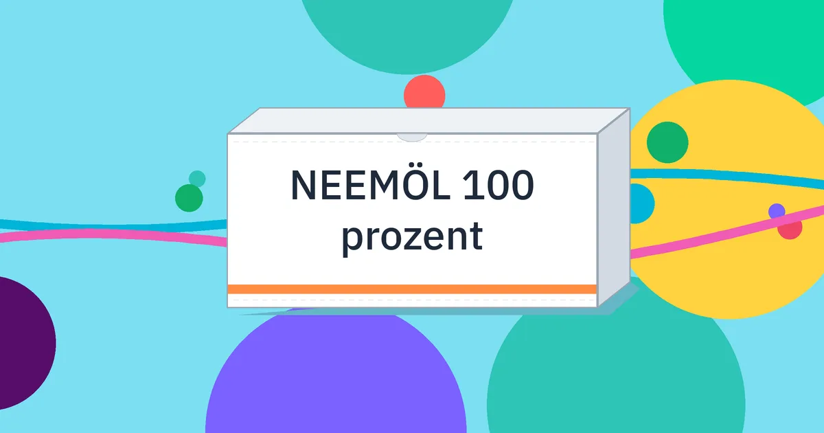 Symbolbild: Packung mit der Aufschrift NEEMÖL 100 prozent (PZN 02721560) – Verfügbarkeit und Bezug in Apotheken in Frankfurt am Main