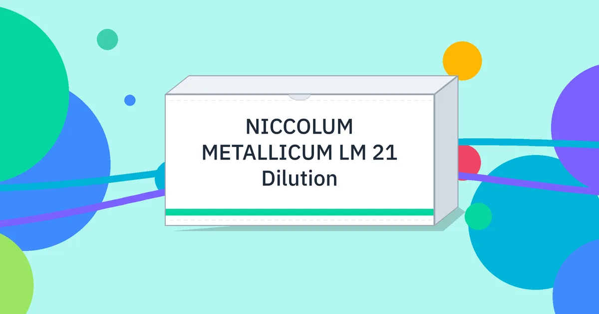 Symbolbild: Packung mit der Aufschrift NICCOLUM METALLICUM LM 21 Dilution (PZN 12968273) – Verfügbarkeit und Bezug in Apotheken in Frankfurt am Main