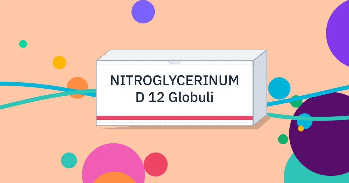 Symbolbild: Packung mit der Aufschrift NITROGLYCERINUM D 12 Globuli (PZN 19685437) – Verfügbarkeit und Bezug in Apotheken in Frankfurt am Main