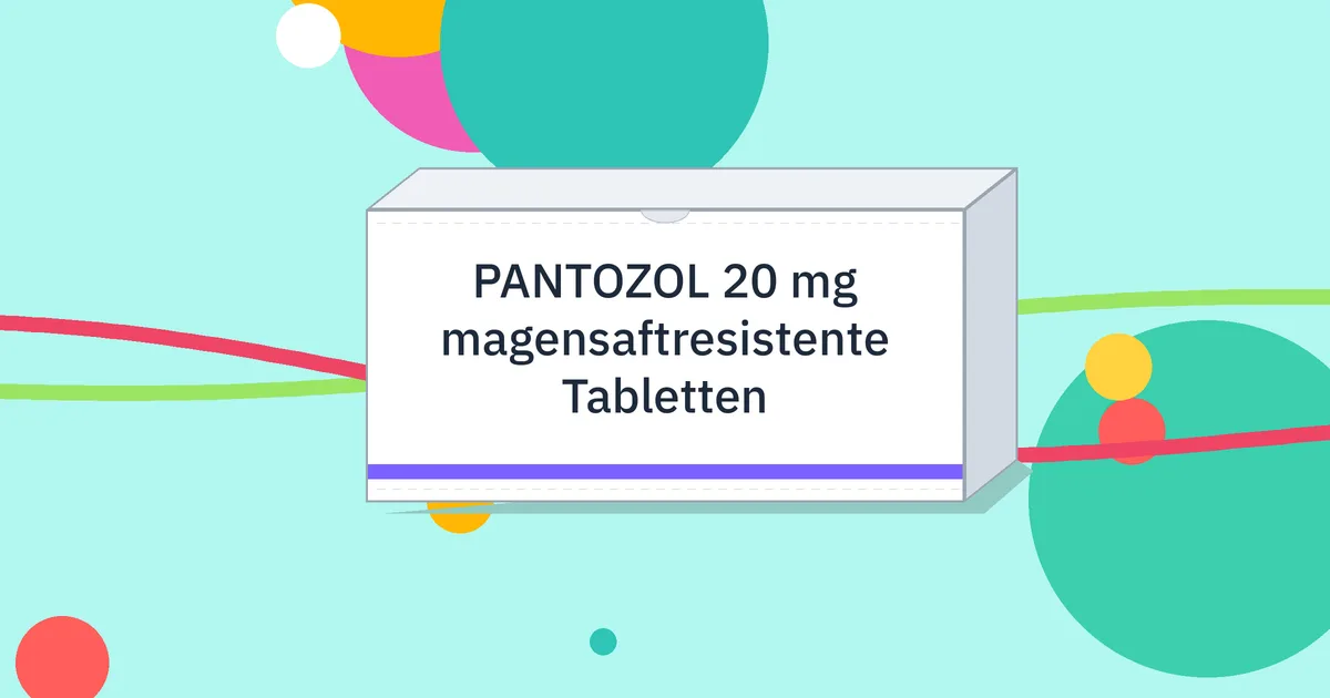 Symbolbild: Packung mit der Aufschrift PANTOZOL 20 mg magensaftresistente Tabletten (PZN 13577758) – Verfügbarkeit und Bezug in Apotheken in Frankfurt am Main