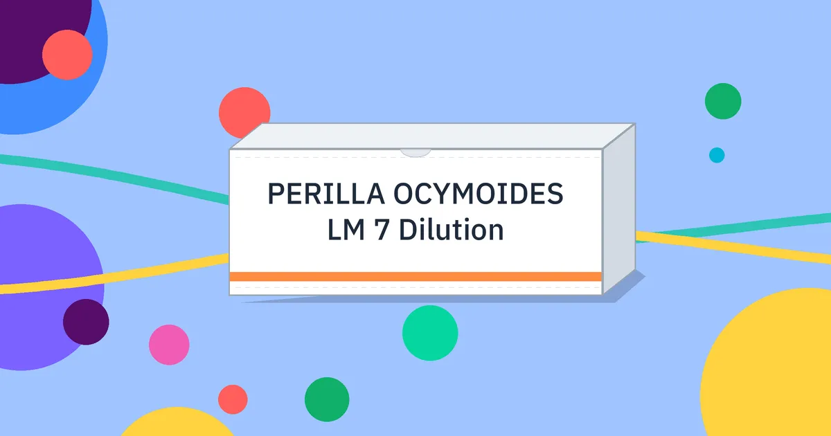 Symbolbild: Packung mit der Aufschrift PERILLA OCYMOIDES LM 7 Dilution (PZN 13635036) – Verfügbarkeit und Bezug in Apotheken in Frankfurt am Main