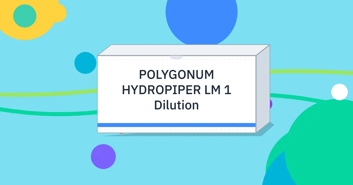 Symbolbild: Packung mit der Aufschrift POLYGONUM HYDROPIPER LM 1 Dilution (PZN 13662286) – Verfügbarkeit und Bezug in Apotheken in Frankfurt am Main