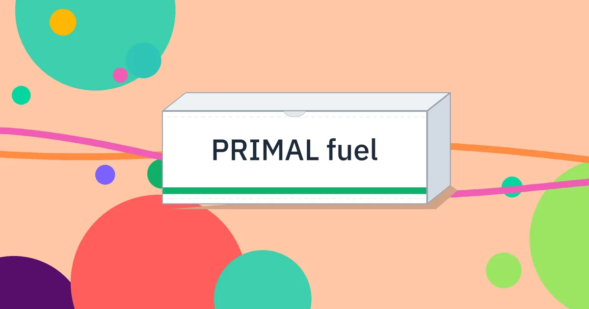 Symbolbild: Packung mit der Aufschrift PRIMAL fuel (PZN 16204443) – Verfügbarkeit und Bezug in Apotheken in Frankfurt am Main