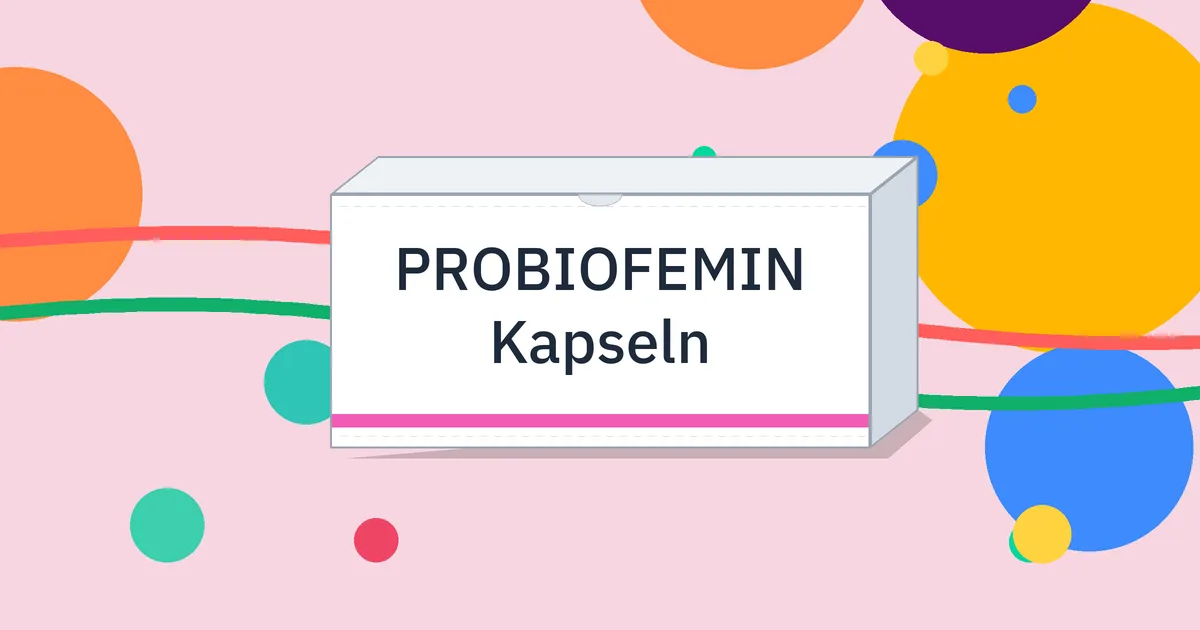 Symbolbild: Packung mit der Aufschrift PROBIOFEMIN Kapseln (PZN 18106093) – Verfügbarkeit und Bezug in Apotheken in Frankfurt am Main