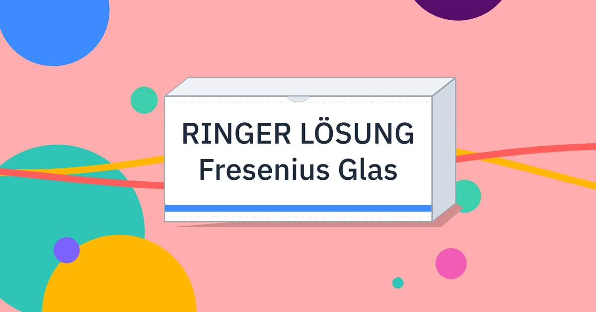 Symbolbild: Packung mit der Aufschrift RINGER LÖSUNG Fresenius Glas (PZN 04567784) – Verfügbarkeit und Bezug in Apotheken in Frankfurt am Main