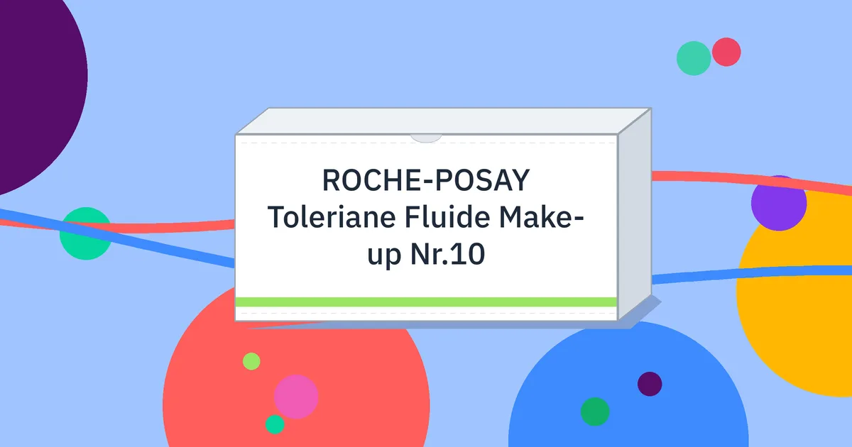 Symbolbild: Packung mit der Aufschrift ROCHE-POSAY Toleriane Fluide Make-up Nr.10 (PZN 18330100) – Verfügbarkeit und Bezug in Apotheken in Frankfurt am Main