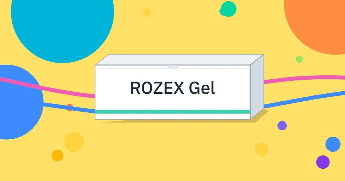 Symbolbild: Packung mit der Aufschrift ROZEX Gel (PZN 02261012) – Verfügbarkeit und Bezug in Apotheken in Frankfurt am Main