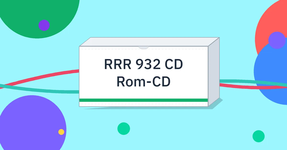 Symbolbild: Packung mit der Aufschrift RRR 932 CD Rom-CD (PZN 05975893) – Verfügbarkeit und Bezug in Apotheken in Frankfurt am Main
