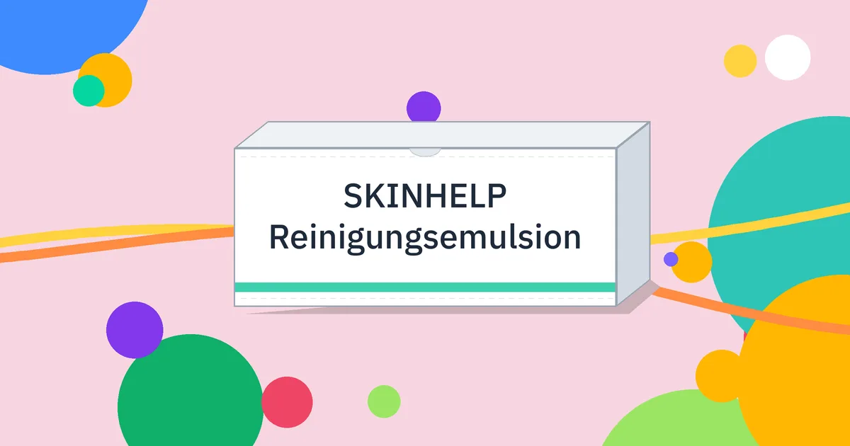 Symbolbild: Packung mit der Aufschrift SKINHELP Reinigungsemulsion (PZN 10101311) – Verfügbarkeit und Bezug in Apotheken in Frankfurt am Main
