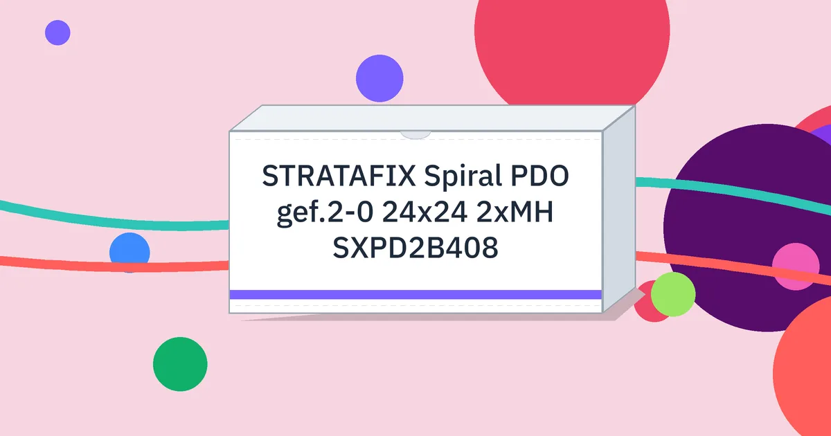 Symbolbild: Packung mit der Aufschrift STRATAFIX Spiral PDO gef.2-0 24x24 2xMH SXPD2B408 (PZN 20924410) – Verfügbarkeit und Bezug in Apotheken in Frankfurt am Main