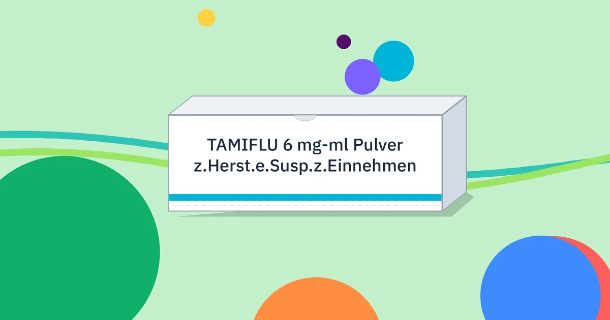 Symbolbild: Packung mit der Aufschrift TAMIFLU 6 mg-ml Pulver z.Herst.e.Susp.z.Einnehmen (PZN 07797094) – Verfügbarkeit und Bezug in Apotheken in Frankfurt am Main