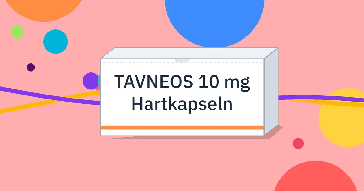 Symbolbild: Packung mit der Aufschrift TAVNEOS 10 mg Hartkapseln (PZN 17441949) – Verfügbarkeit und Bezug in Apotheken in Frankfurt am Main