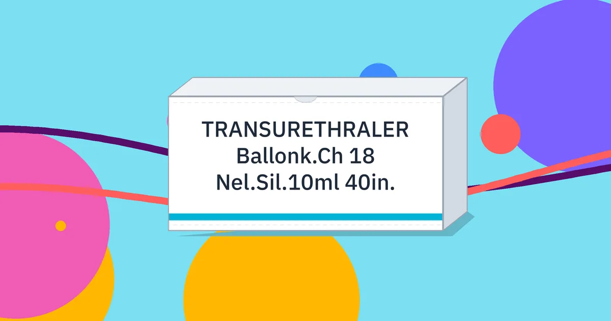 Symbolbild: Packung mit der Aufschrift TRANSURETHRALER Ballonk.Ch 18 Nel.Sil.10ml 40in. (PZN 04210817) – Verfügbarkeit und Bezug in Apotheken in Frankfurt am Main