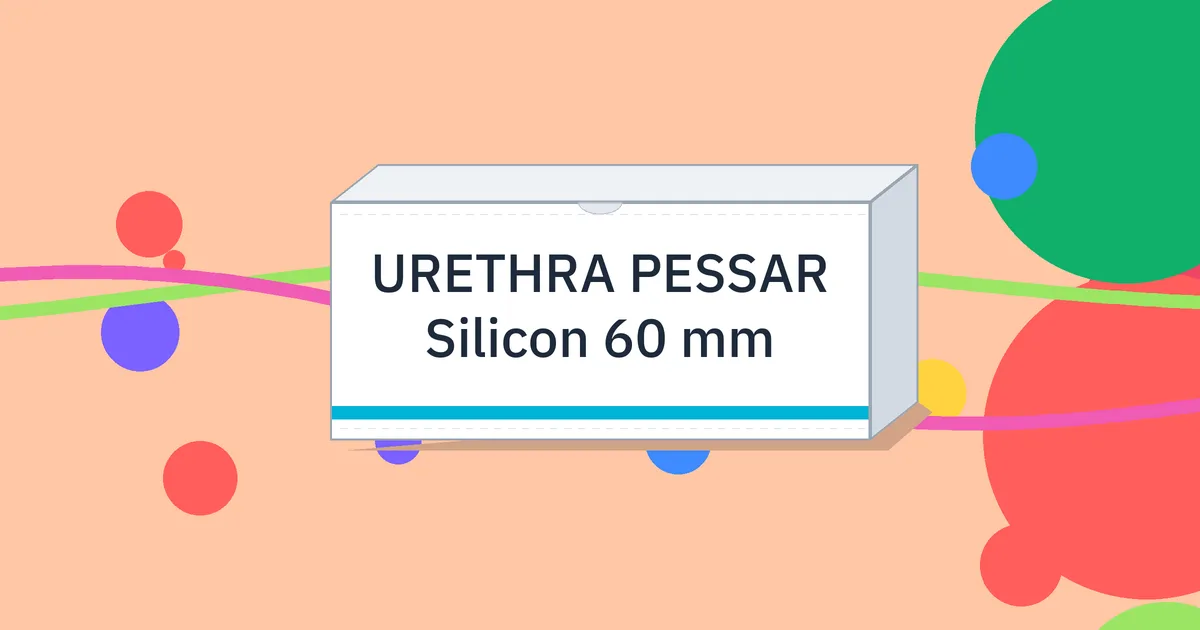 Symbolbild: Packung mit der Aufschrift URETHRA PESSAR Silicon 60 mm (PZN 07702515) – Verfügbarkeit und Bezug in Apotheken in Frankfurt am Main