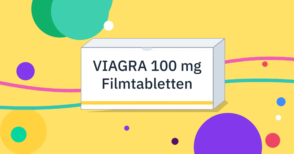Symbolbild: Packung mit der Aufschrift VIAGRA 100 mg Filmtabletten (PZN 02159590) – Verfügbarkeit und Bezug in Apotheken in Frankfurt am Main