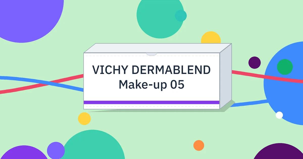 Symbolbild: Packung mit der Aufschrift VICHY DERMABLEND Make-up 05 (PZN 13426479) – Verfügbarkeit und Bezug in Apotheken in Frankfurt am Main