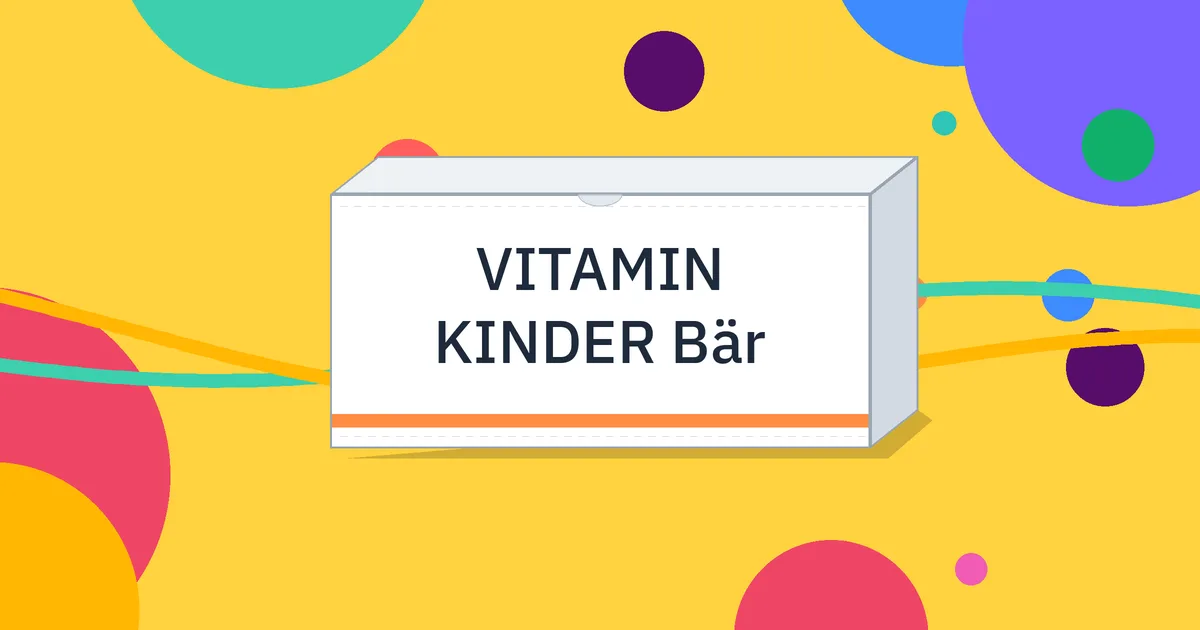 Symbolbild: Packung mit der Aufschrift VITAMIN KINDER Bär (PZN 18027063) – Verfügbarkeit und Bezug in Apotheken in Frankfurt am Main