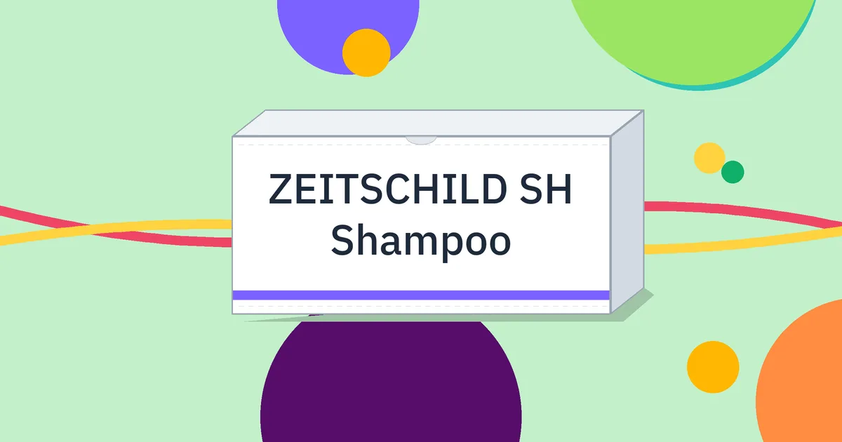 Symbolbild: Packung mit der Aufschrift ZEITSCHILD SH Shampoo (PZN 18317542) – Verfügbarkeit und Bezug in Apotheken in Frankfurt am Main