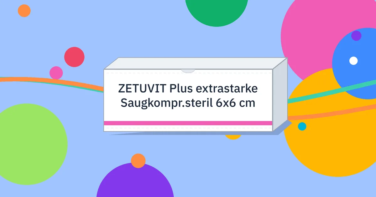 Symbolbild: Packung mit der Aufschrift ZETUVIT Plus extrastarke Saugkompr.steril 6x6 cm (PZN 12561991) – Verfügbarkeit und Bezug in Apotheken in Frankfurt am Main