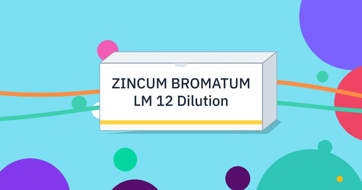 Symbolbild: Packung mit der Aufschrift ZINCUM BROMATUM LM 12 Dilution (PZN 13291393) – Verfügbarkeit und Bezug in Apotheken in Frankfurt am Main