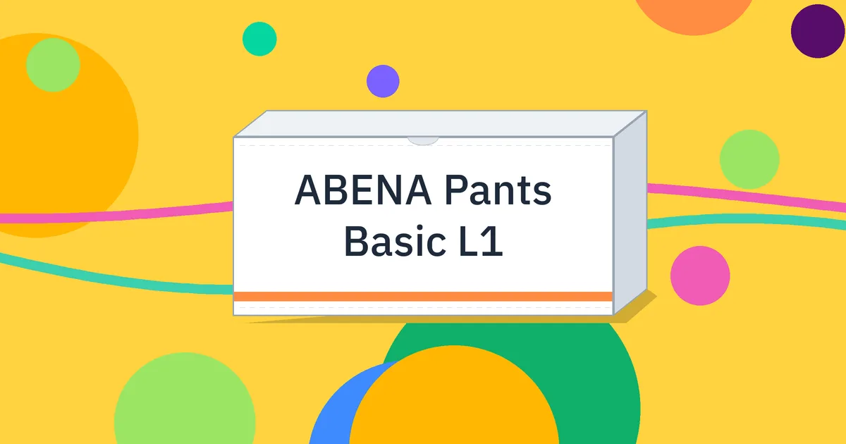 Symbolbild: Packung mit der Aufschrift ABENA Pants Basic L1 (PZN 20028064) – Verfügbarkeit und Bezug in Apotheken in Frankfurt am Main