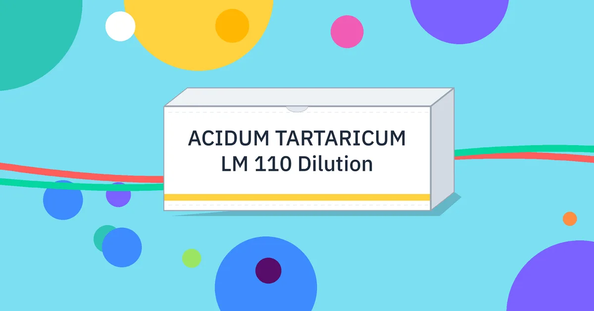 Symbolbild: Packung mit der Aufschrift ACIDUM TARTARICUM LM 110 Dilution (PZN 13287339) – Verfügbarkeit und Bezug in Apotheken in Frankfurt am Main