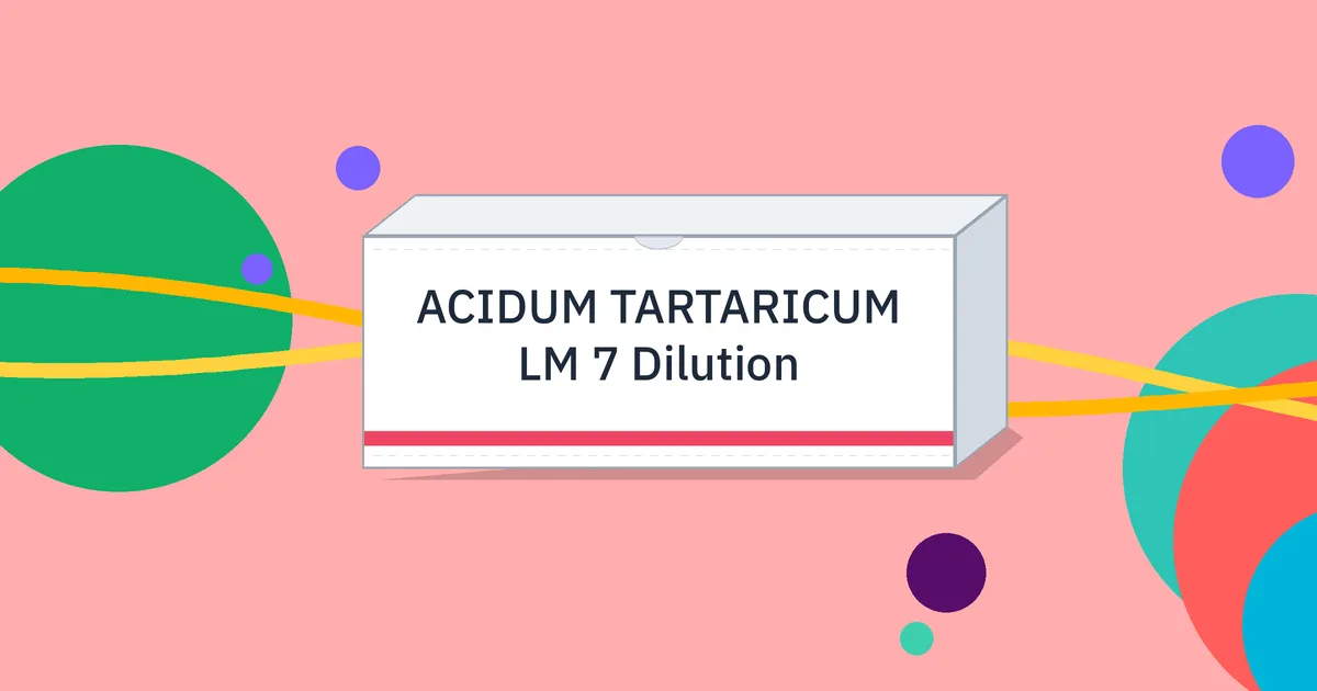 Symbolbild: Packung mit der Aufschrift ACIDUM TARTARICUM LM 7 Dilution (PZN 13286529) – Verfügbarkeit und Bezug in Apotheken in Frankfurt am Main