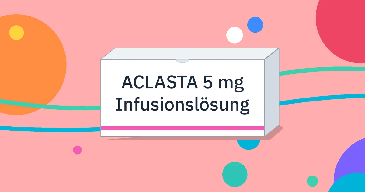 Symbolbild: Packung mit der Aufschrift ACLASTA 5 mg Infusionslösung (PZN 18337674) – Verfügbarkeit und Bezug in Apotheken in Frankfurt am Main