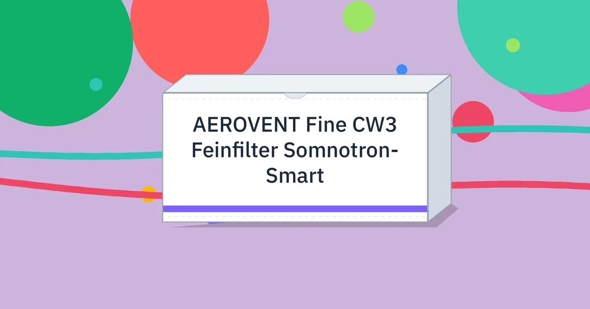 Symbolbild: Packung mit der Aufschrift AEROVENT Fine CW3 Feinfilter Somnotron-Smart (PZN 03469855) – Verfügbarkeit und Bezug in Apotheken in Frankfurt am Main