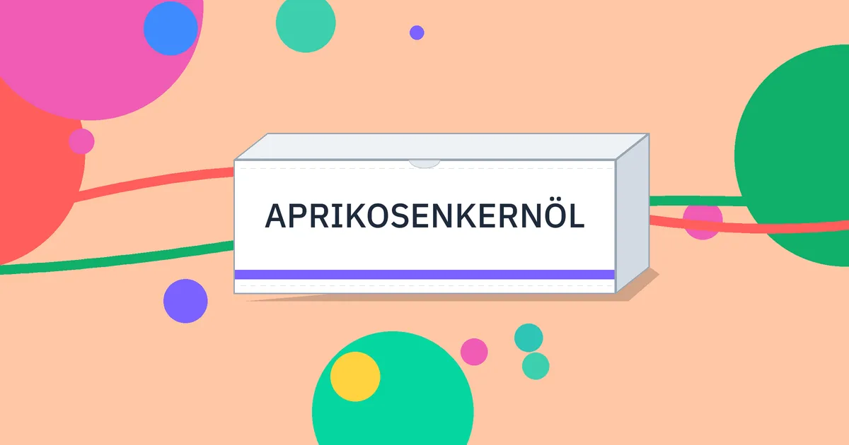 Symbolbild: Packung mit der Aufschrift APRIKOSENKERNÖL (PZN 18251292) – Verfügbarkeit und Bezug in Apotheken in Frankfurt am Main