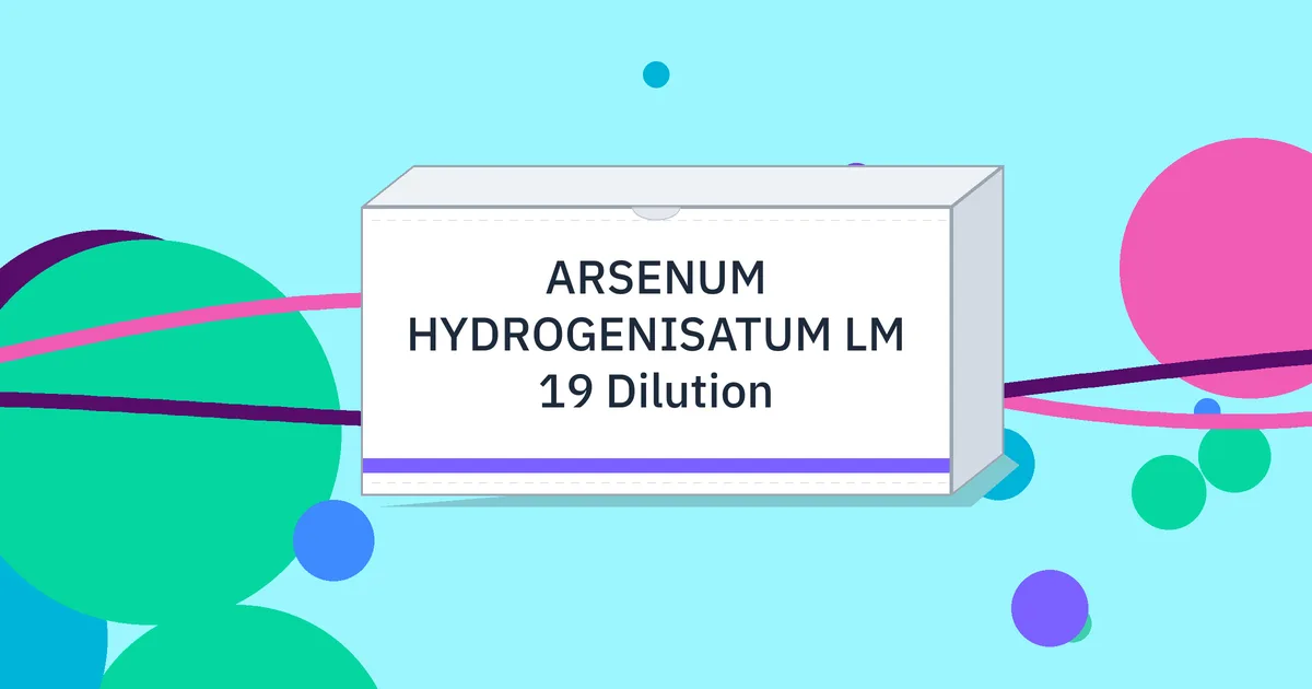 Symbolbild: Packung mit der Aufschrift ARSENUM HYDROGENISATUM LM 19 Dilution (PZN 12778526) – Verfügbarkeit und Bezug in Apotheken in Frankfurt am Main